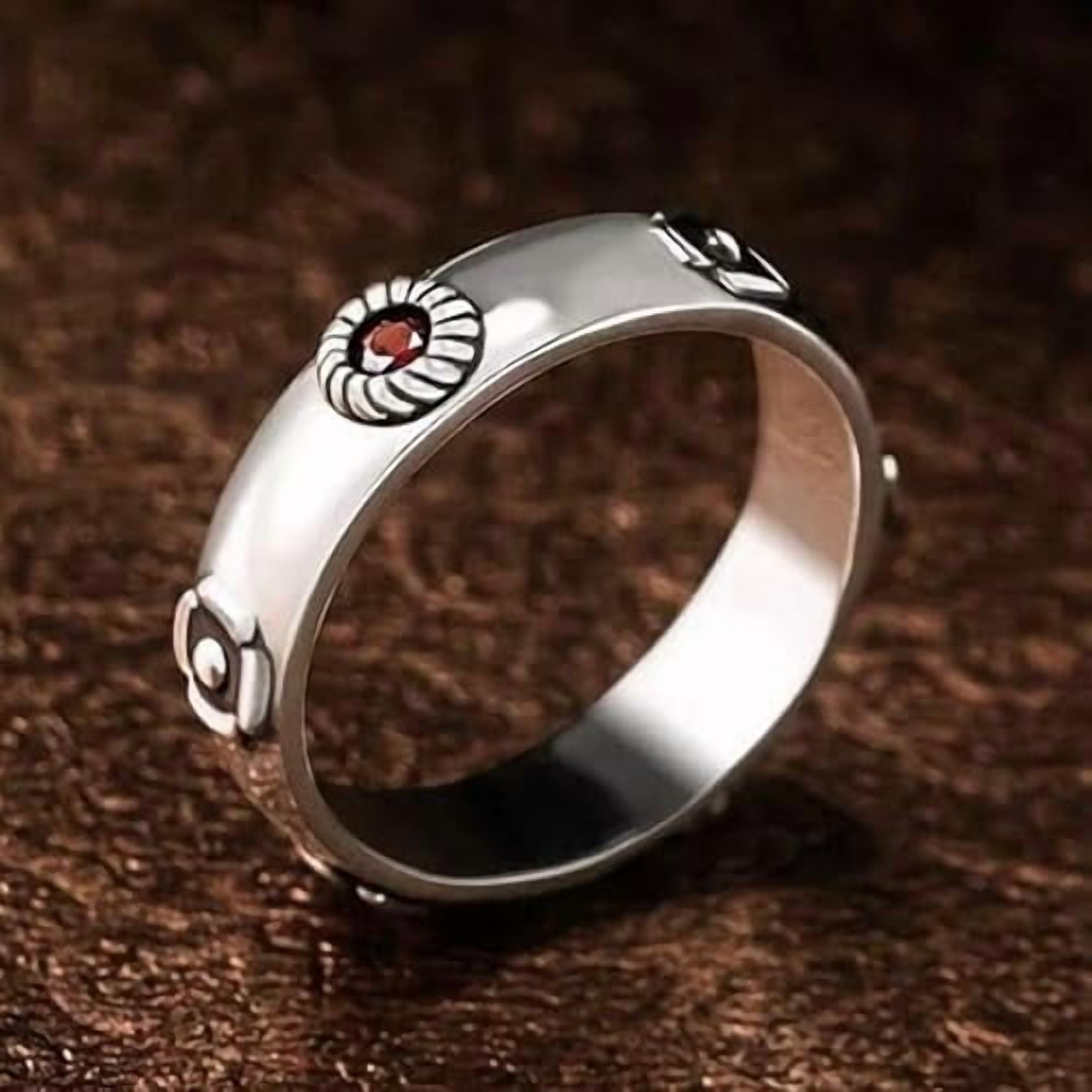 925 Sterling Silver Anime Ring, Anime Movie Ring, Promise Ring, Couple ...