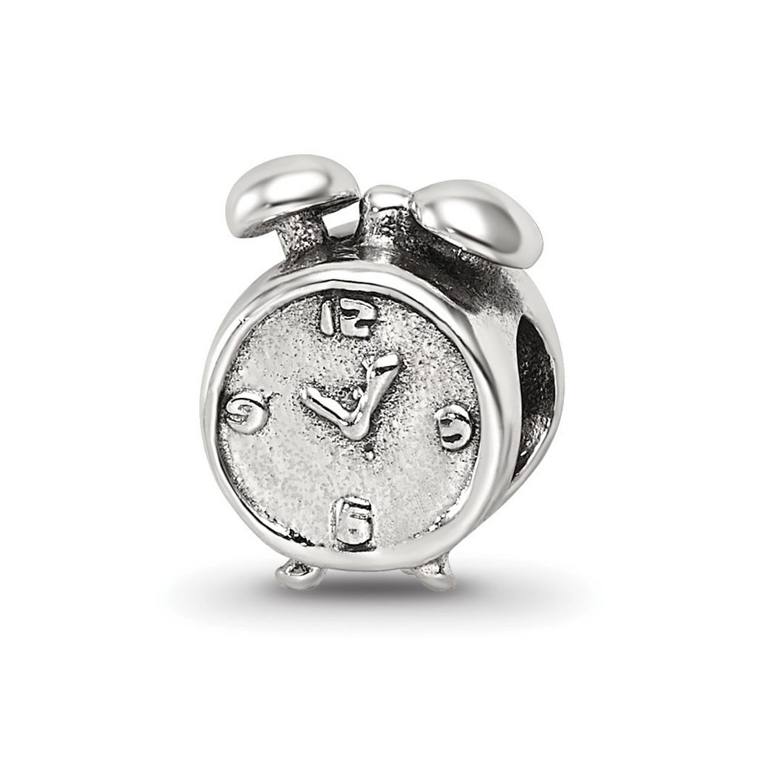 925 Sterling Silver Artisan Oxidized Reflections SimStars Alarm Clock ...