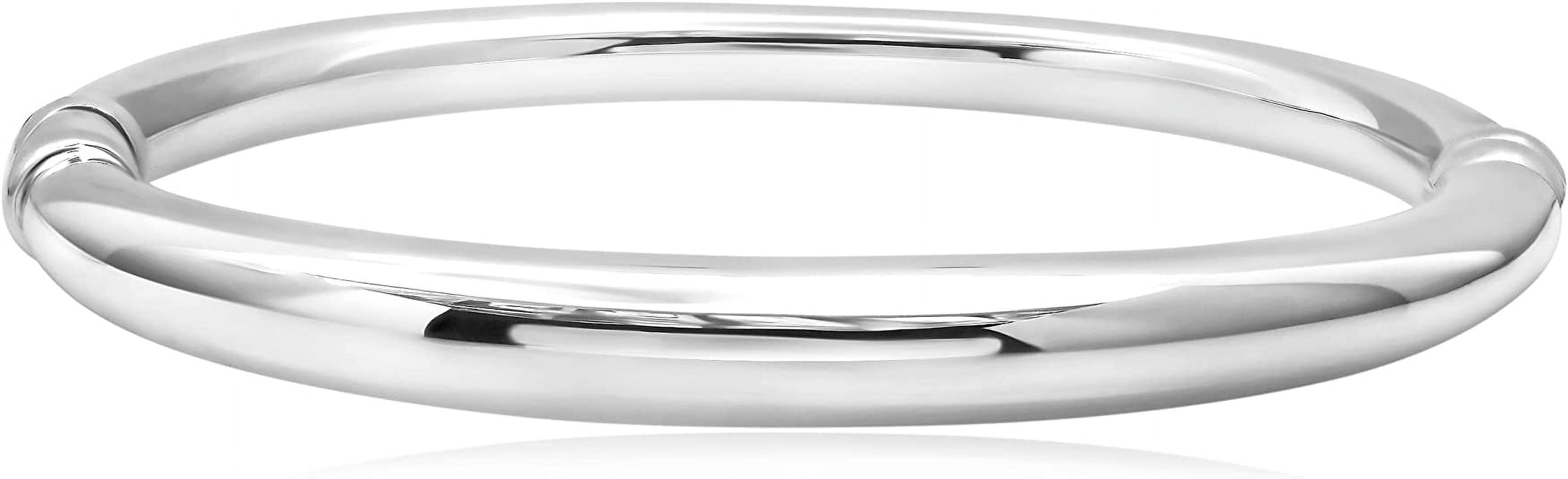 925 Sterling Silver Bracelet for Women | 7 Inch Polished Bracelet with ...