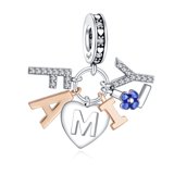 925 Sterling Silver Charm for Women Bracelets Necklace Women Silver ...