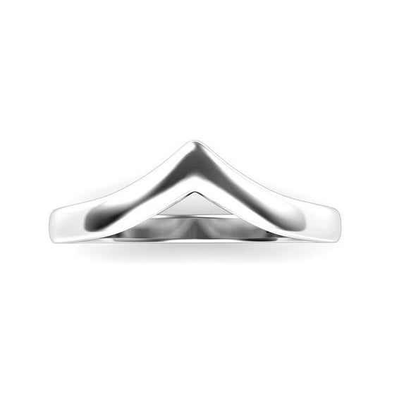 925 Sterling Silver Chevron Style Women Stacking Band Ring, Stackable ...