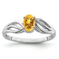 925 Sterling Silver Citrine Ring - Walmart.com