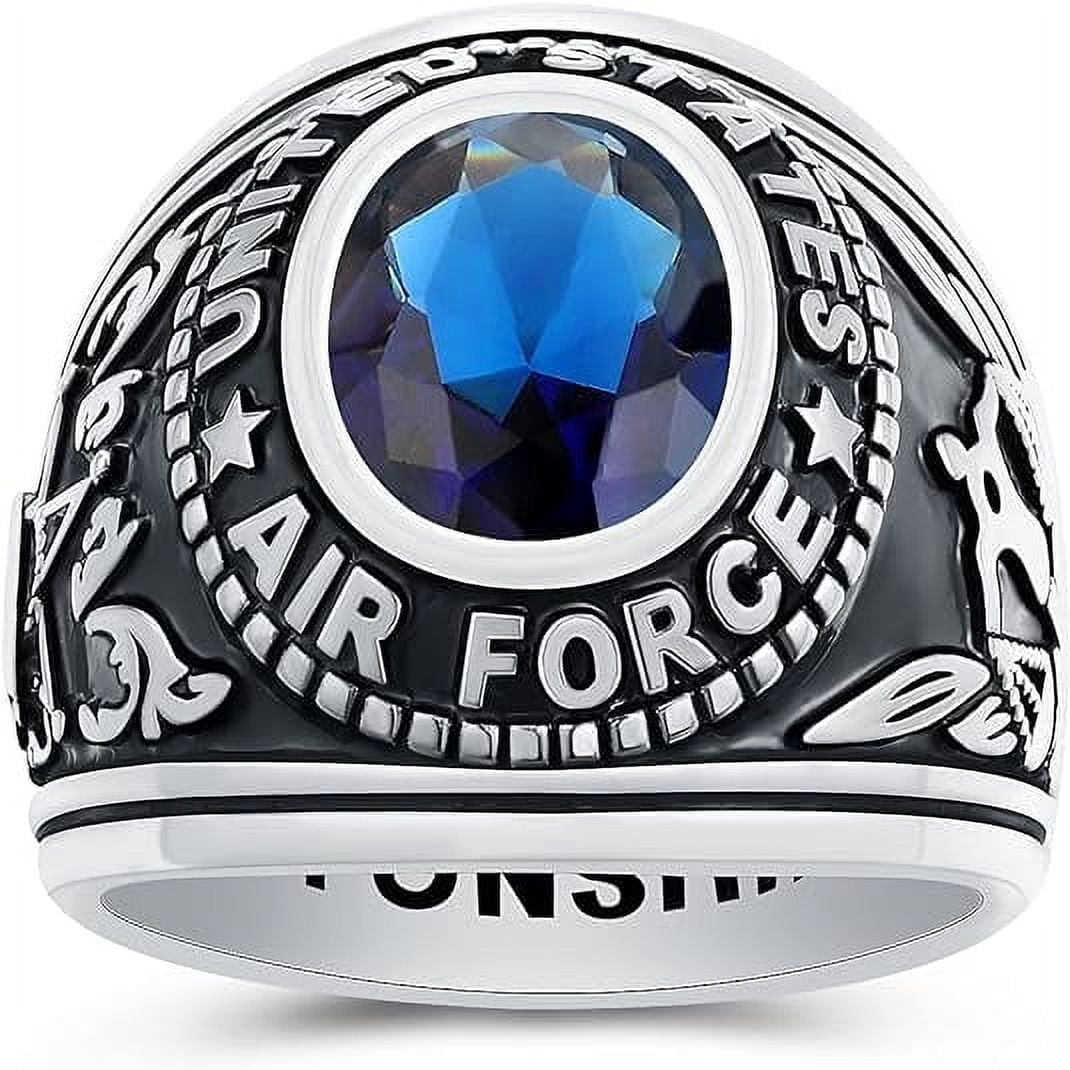 925 Sterling Silver Class Rings Personalized Custom Rings Class Rings ...