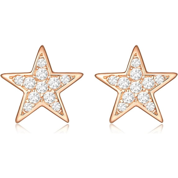 925 Sterling Silver Cubic Zirconia Cz Star Moon Cross Triangle Heart ...