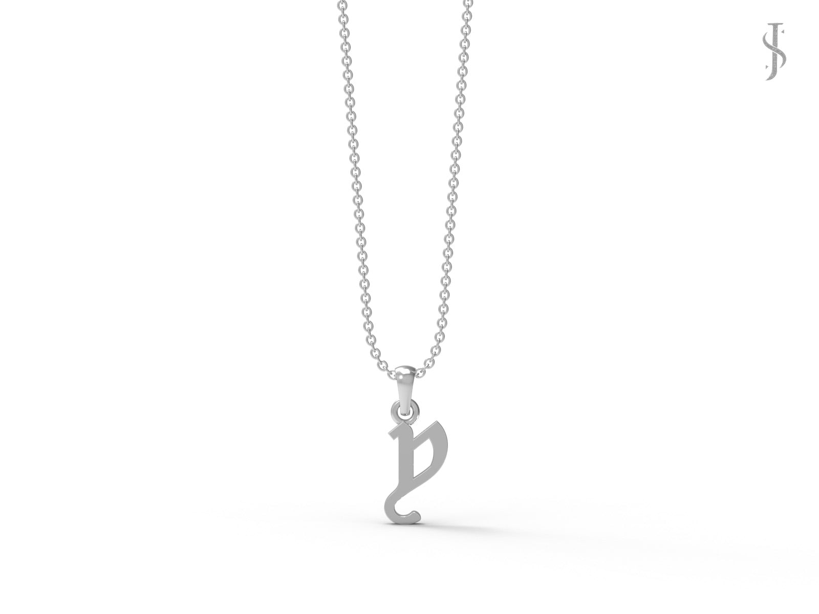 925 Sterling Silver Cursive Letter Y Initial Chain Alphabet Women ...