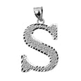 .925 Sterling Silver Custom Initial Necklace(Large) (Pendant) - Walmart.com