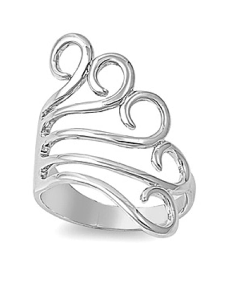 925 Sterling Silver Five Elements Ring Size 8 - Walmart.com