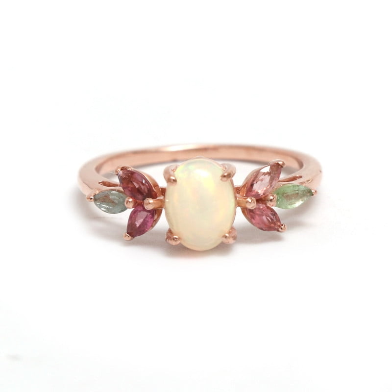 925 Sterling Silver Flashy Ethiopian Wedding Ring For Her-Ethiopian Opal Vintage Engagement Ring ...