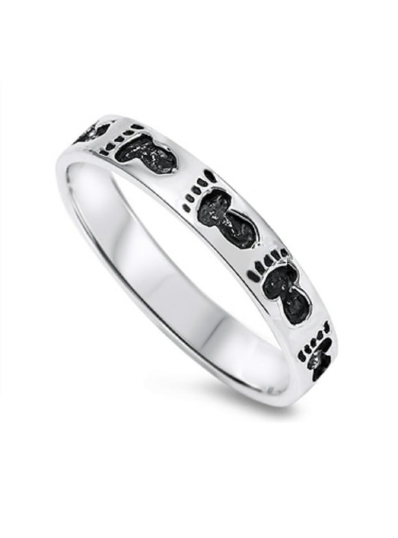 Footprints Ring