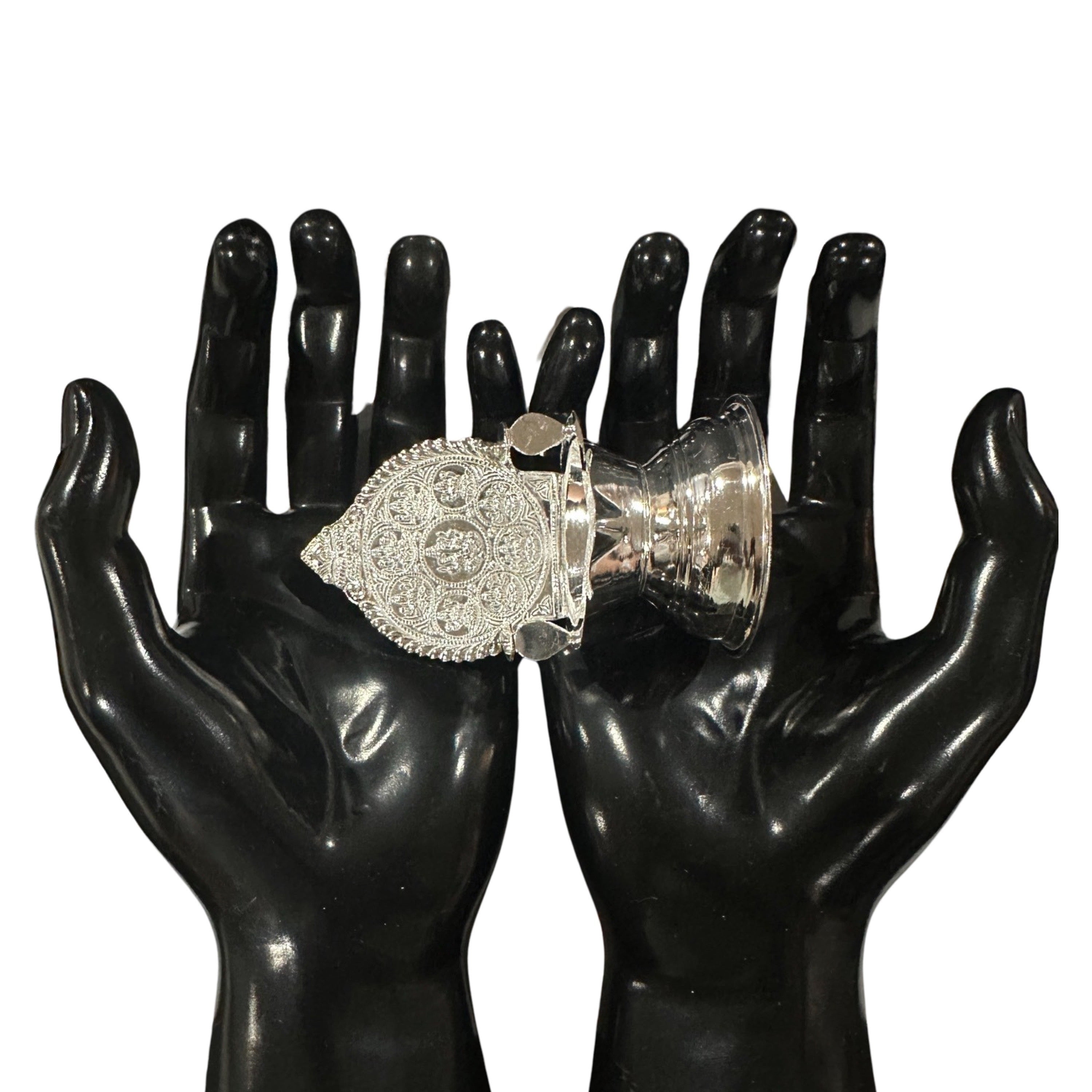 925 Sterling Silver Hallmarked Ashta Lakshmi / Ashta Kamakshi Deepak ...