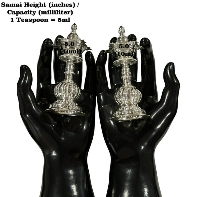 925 Sterling Silver Hallmarked Small Five Star / Kerala Naxi Samai ...