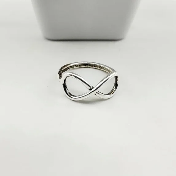 925 Sterling Silver Handmade Infinity Symbol Ring for Women Minimalist ...