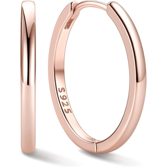 925 Sterling Silver Huggie Hoop Earrings Small Hoop Earrings for Women ...