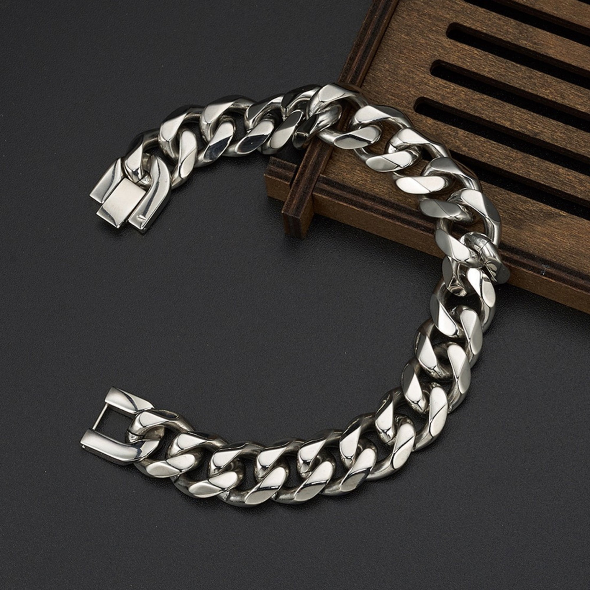 925 Sterling Silver Italian Solid Diamond-Cut Cuban Link Curb Chain ...