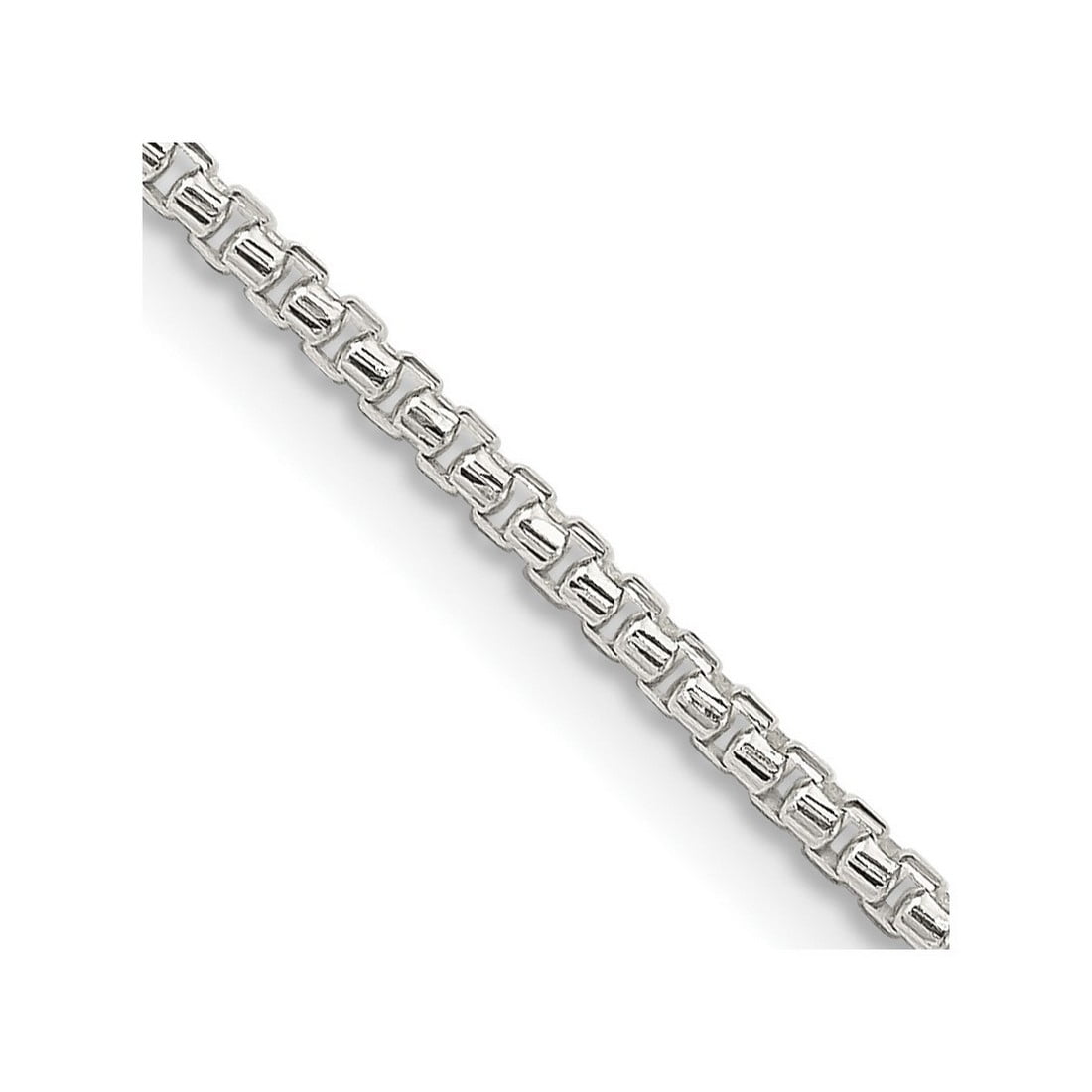 925 Sterling Silver Lobster Claw Closure 1.75mm Half Round Sparkle Cut ...