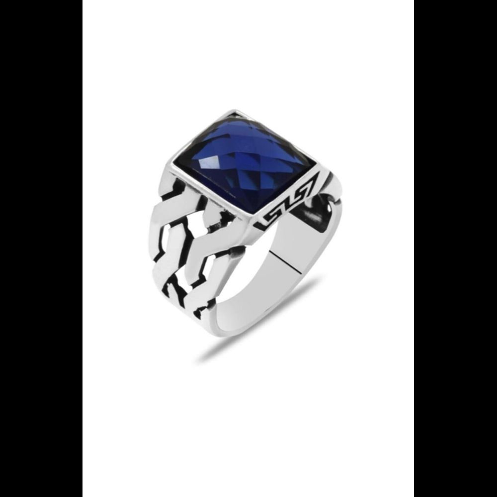 925 Sterling Silver Men's Ring - Walmart.com