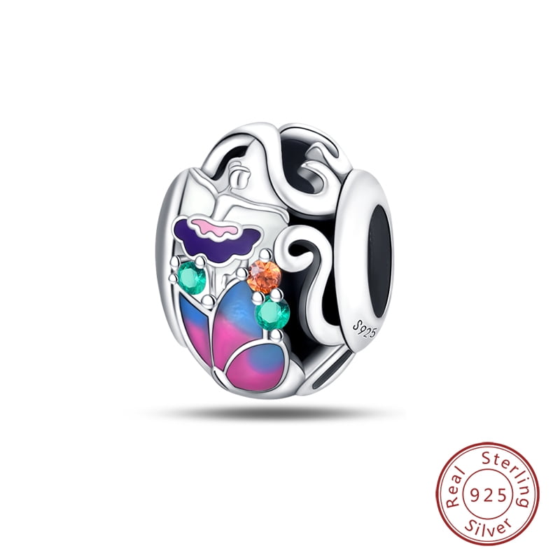 925 Sterling Silver Nature & Fantasy Charms - Butterfly, Fairy, Ocean ...