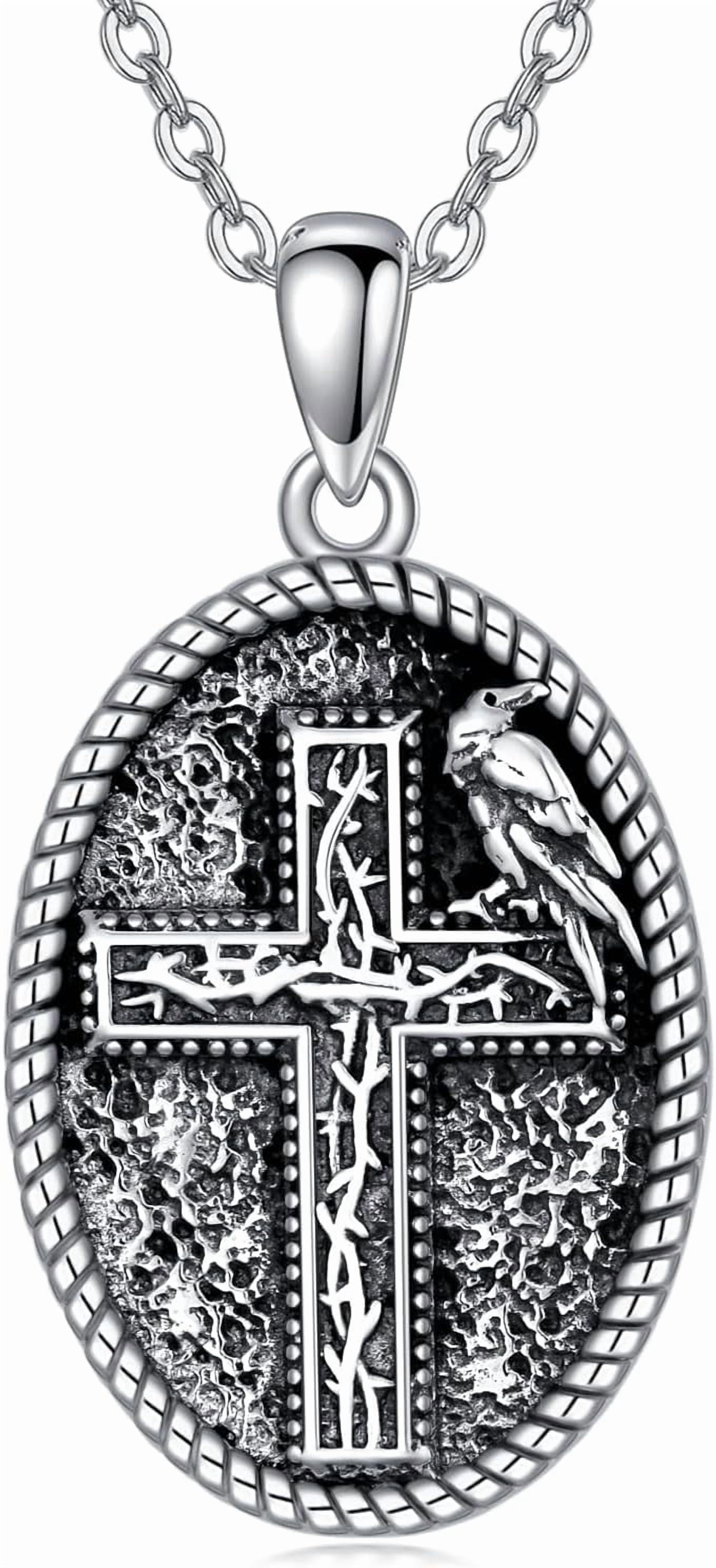 925 Sterling Silver Necklace Thors Hammer Star of David Wolf Fox Dragon ...