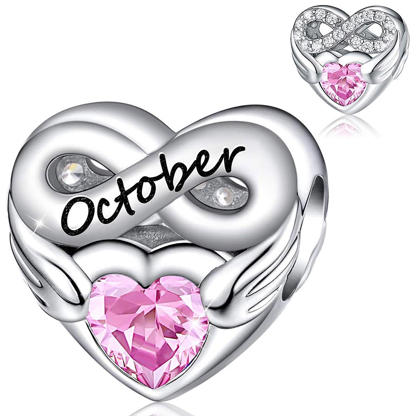 Pandora Moments Women's Sterling Silver Snake Chain Charm Bangle ...