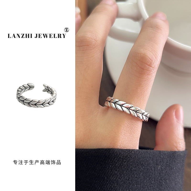 925 Sterling Silver Open Middle Finger Knuckle Thumb Rings for Women ...