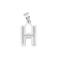 925 Sterling Silver Personalized Letter "A-Z" Initial Satin Finish ...