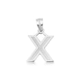 925 Sterling Silver Personalized Letter "A-Z" Initial Satin Finish ...
