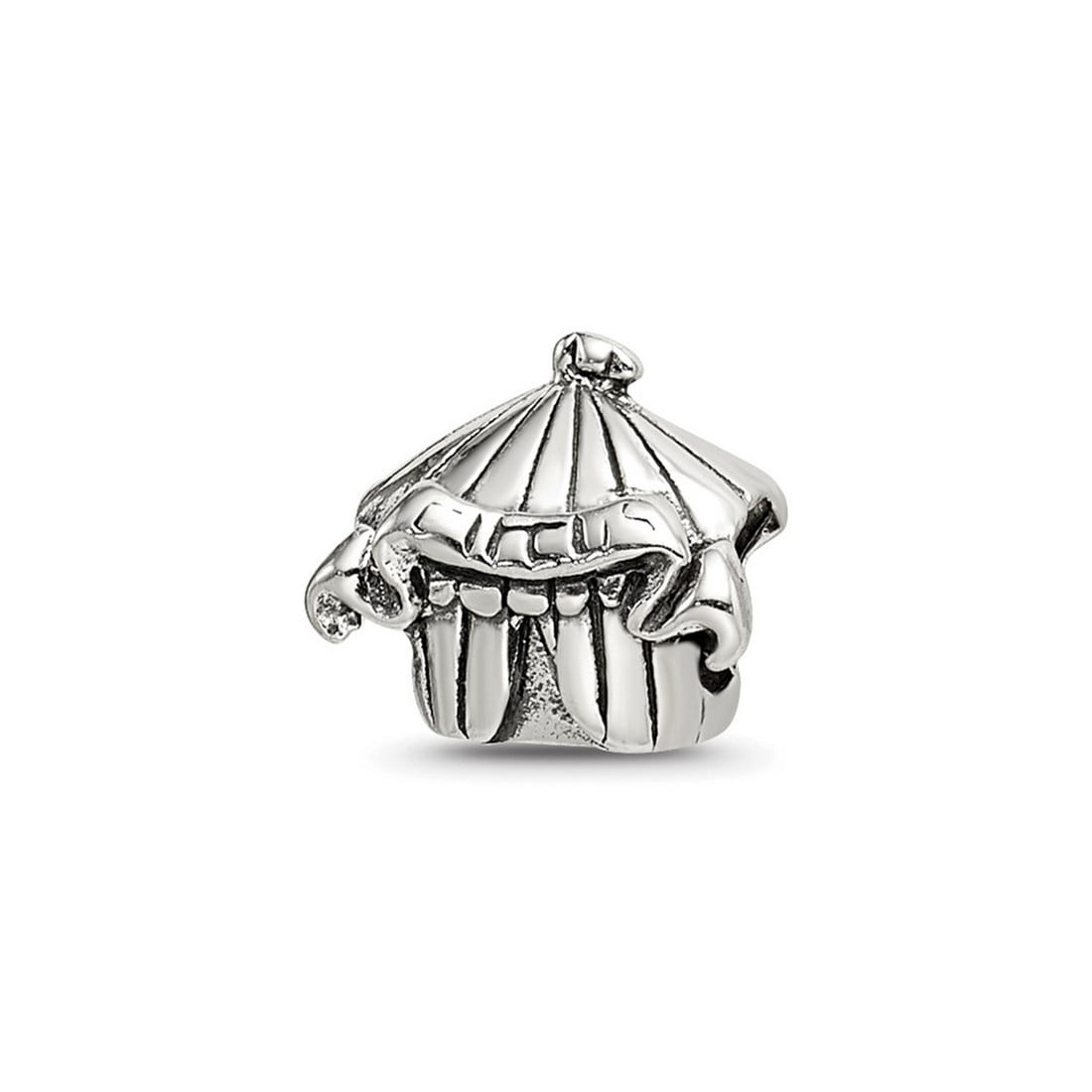 925 Sterling Silver Polished Artisan Oxidized Reflections Teen Circus ...
