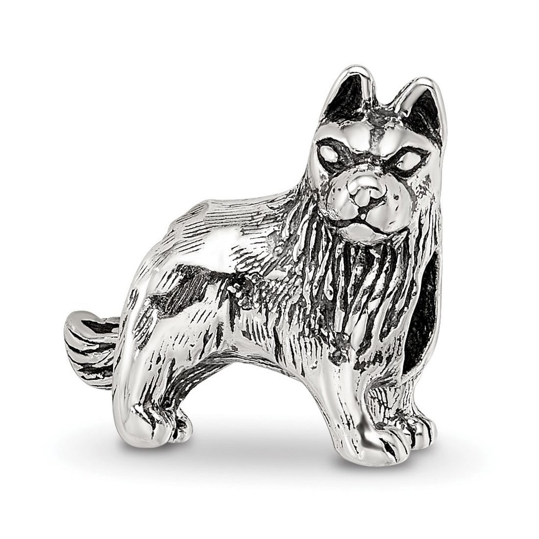 925 Sterling Silver Polished Artisan Oxidized Reflections German ...