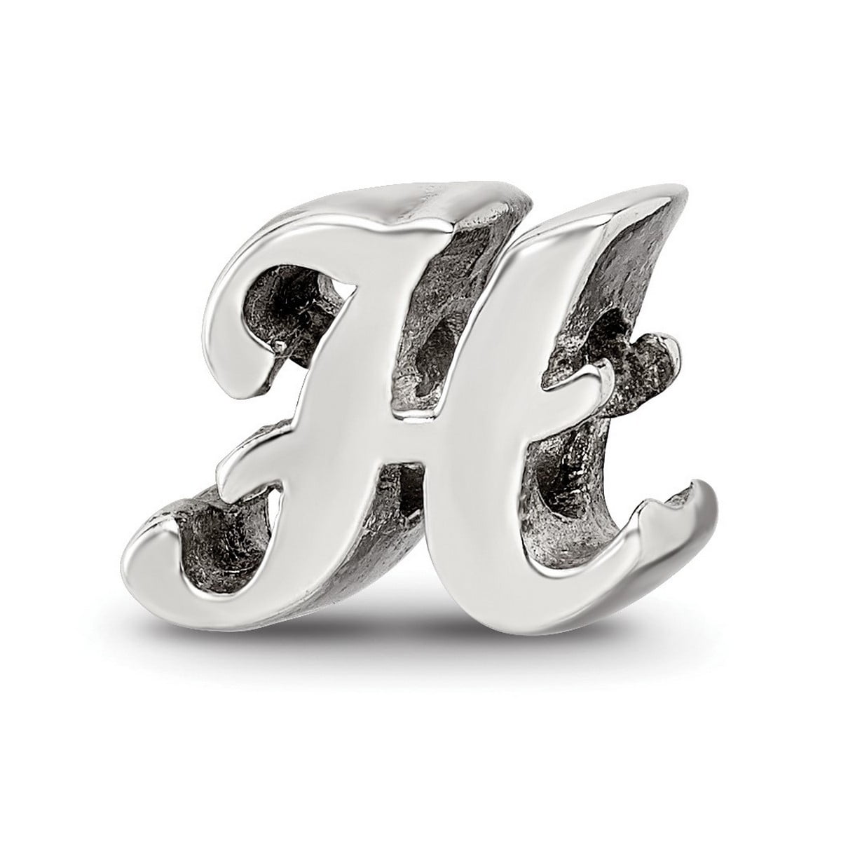 925 Sterling Silver Polished Reflections Letter Name Personalized ...