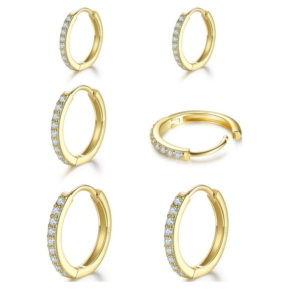 Cubic Zirconia Halo Lever Back Drop Earrings for Women 925 Sterling ...