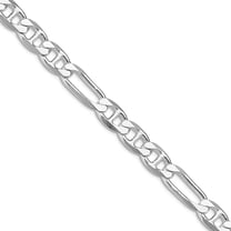 925 Sterling Silver 5.5mm Figaro Nautical Ship Mariner Anchor Chain ...