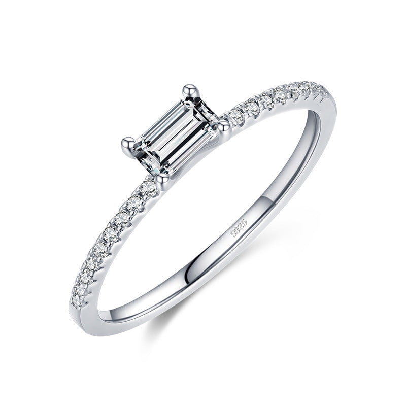 925 Sterling Silver Ring Female Cold Wind Jewelry Set - Walmart.com