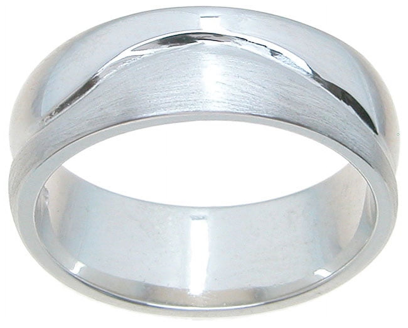 925 Sterling Silver Rings for Men & Wedding Band Makes Great ...