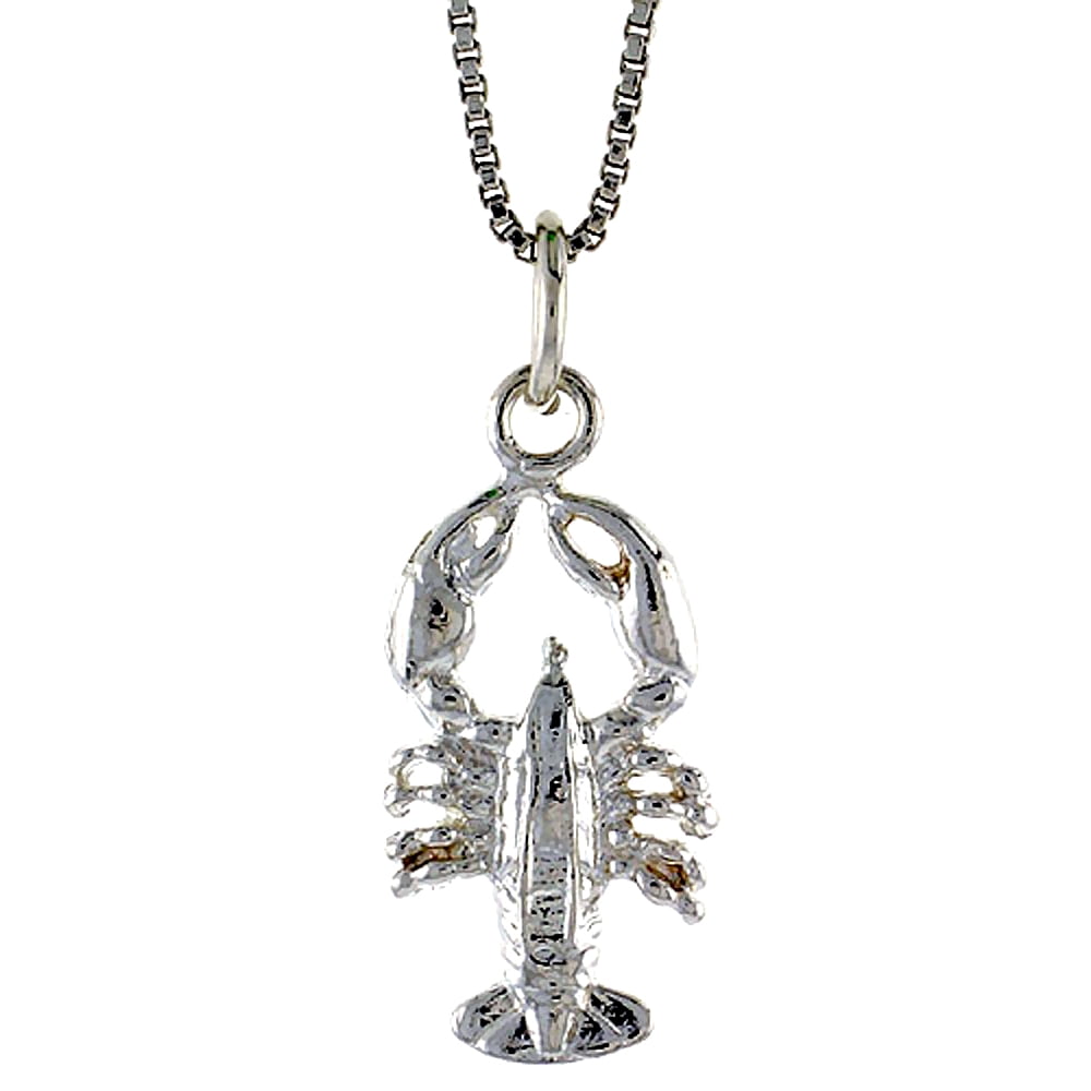 925 Sterling Silver Scorpion Animal Charm Pendant 19mm - Walmart.com