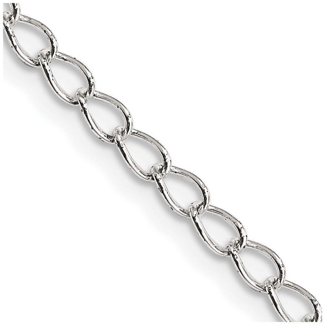 925 Sterling Silver Solid Polished 3.00mm Link Chain Necklace 20 Inch ...