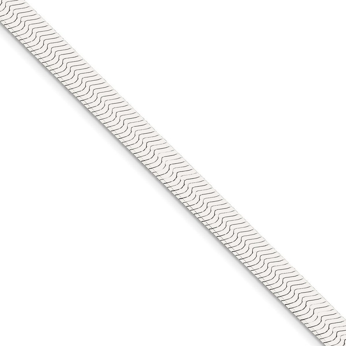 925 Sterling Silver Solid Polished 8mm Magic Herringbone Link Bracelet ...