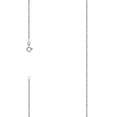 925 Sterling Silver Solid Rope Chain Rhodium 1mm Bracelet 7 Inch Link ...