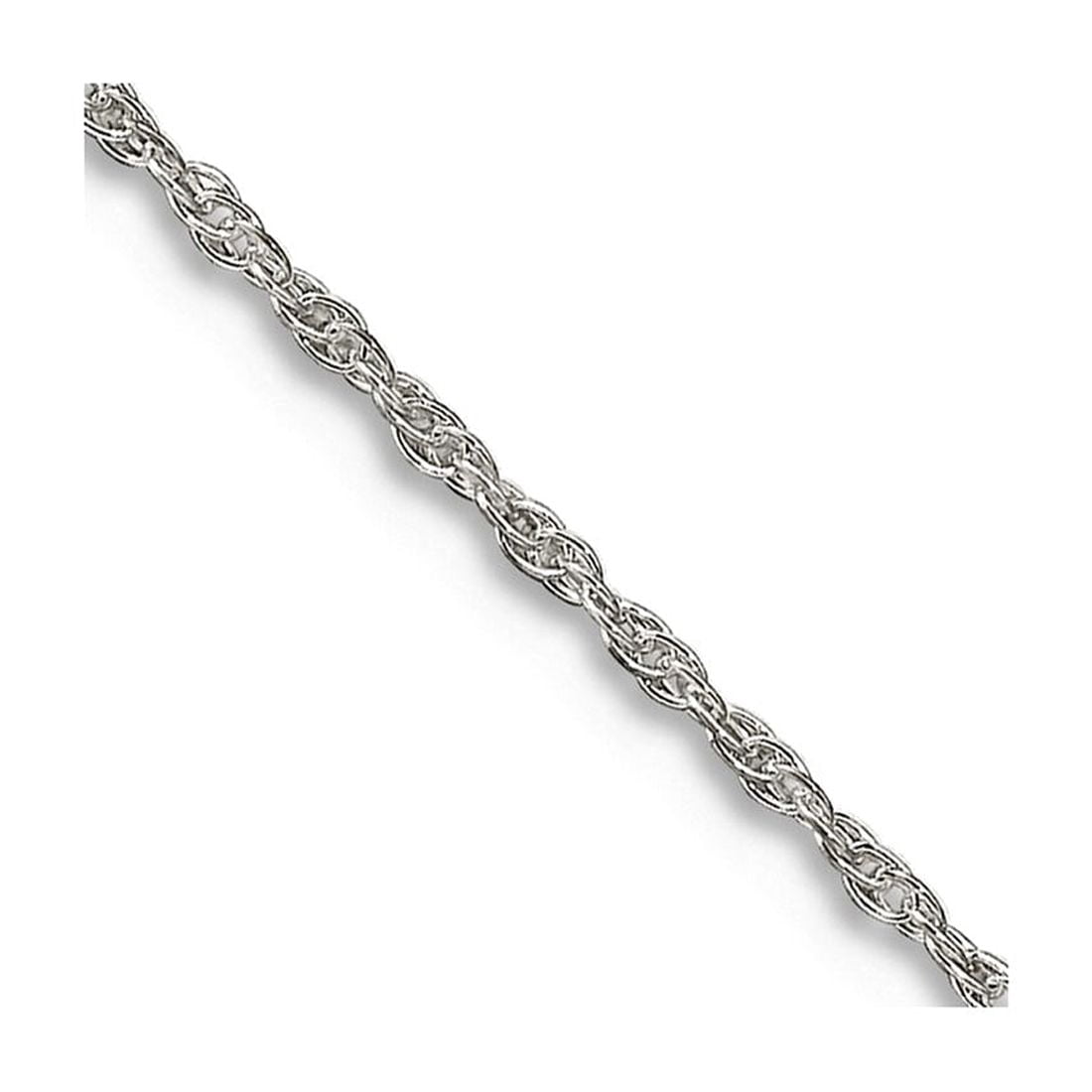 925 Sterling Silver Spring-Ring 1.25mm Round Spiga Chain Necklace 16 ...