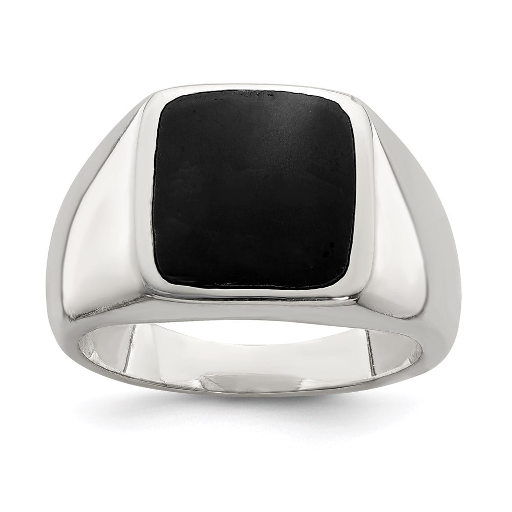 925 Sterling Silver Synthetic Onyx Ring Fine Jewelry For Women Gifts For Her, Size 8 - Walmart.com
