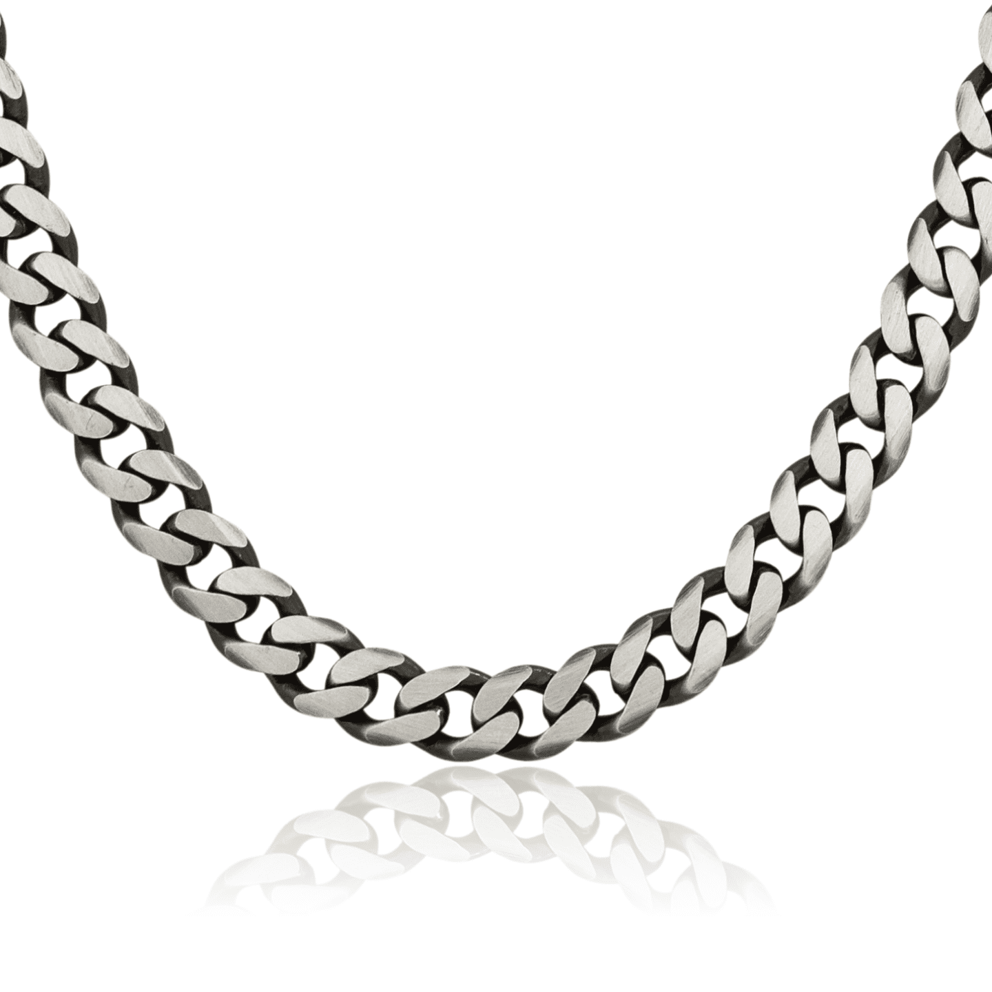 925 Sterling Silver Vintage 7.5mm Curb Link Chain Necklace - Walmart.com