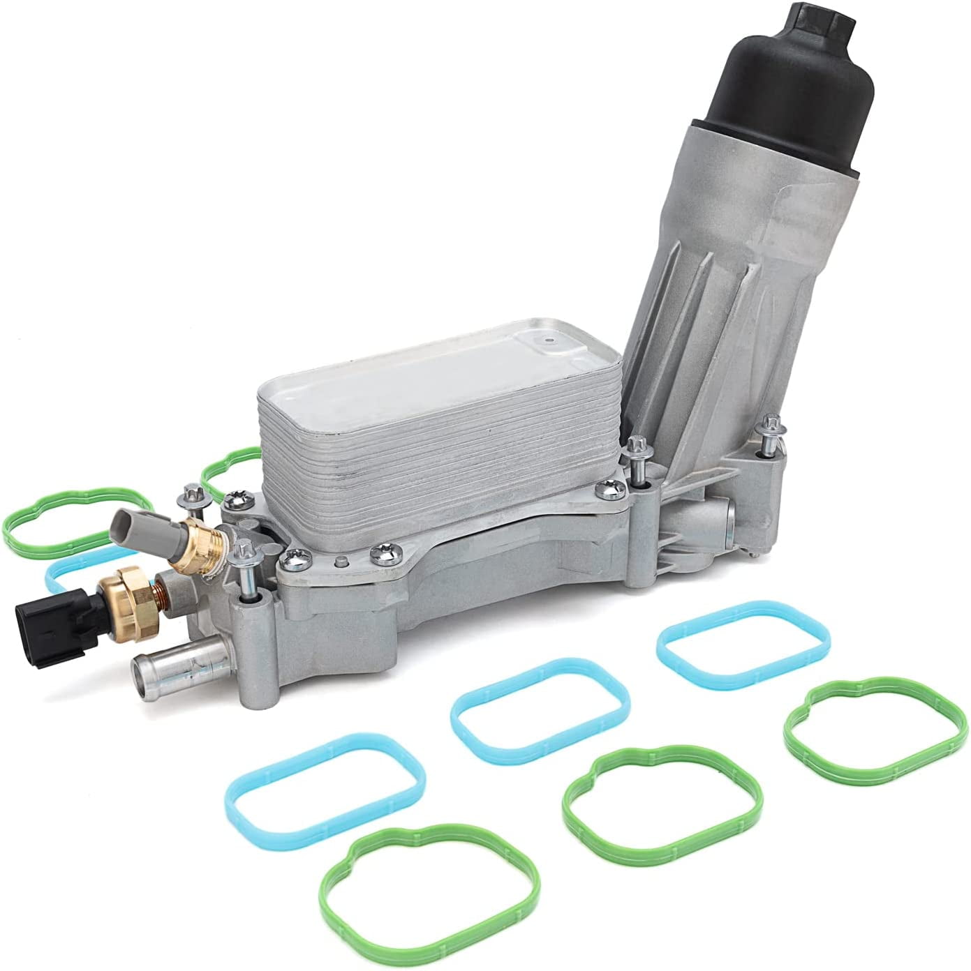 926-876 3.6 Upgraded Aluminum Engine Oil Cooler Filter Housing Fit For ...