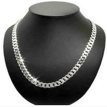 926 Silver Sterling Chains Men Necklace 75 Grams Solid Sterling Silver ...