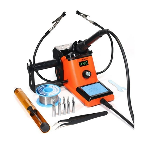 926LED-III 130W Soldering Iron With 2 Helping Hands Electric Soldering ...