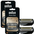 Braun Series 9 Electric Shaver Head Replacement Cassette, Black, Compatible with Wet and Dry ...