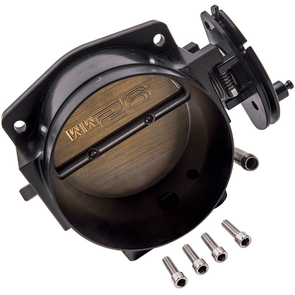 92mm CNC Aluminum Throttle Body for GM LS1/LS2/LS6/LS3/LS7/LSX Engines ...