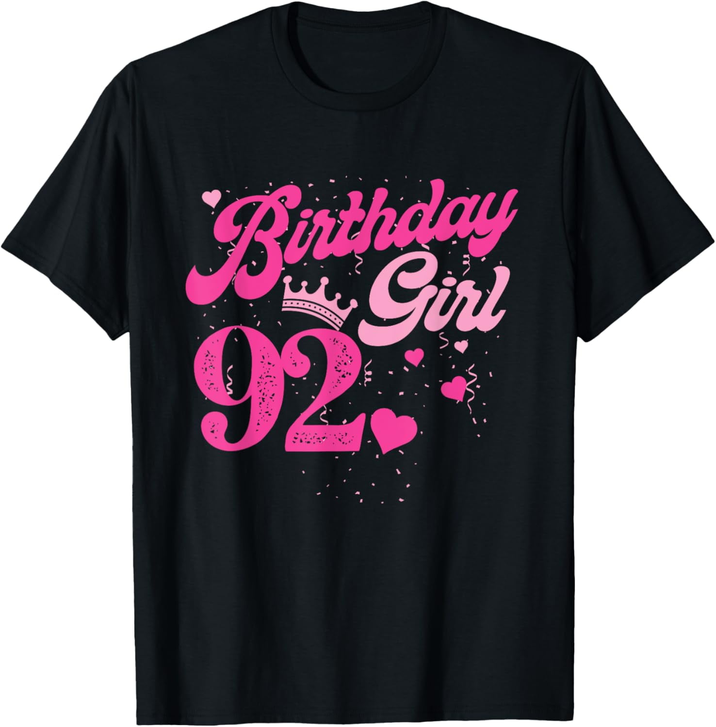 92th Birthday Girl Crown 92 Years Old Bday T-Shirt - Walmart.com