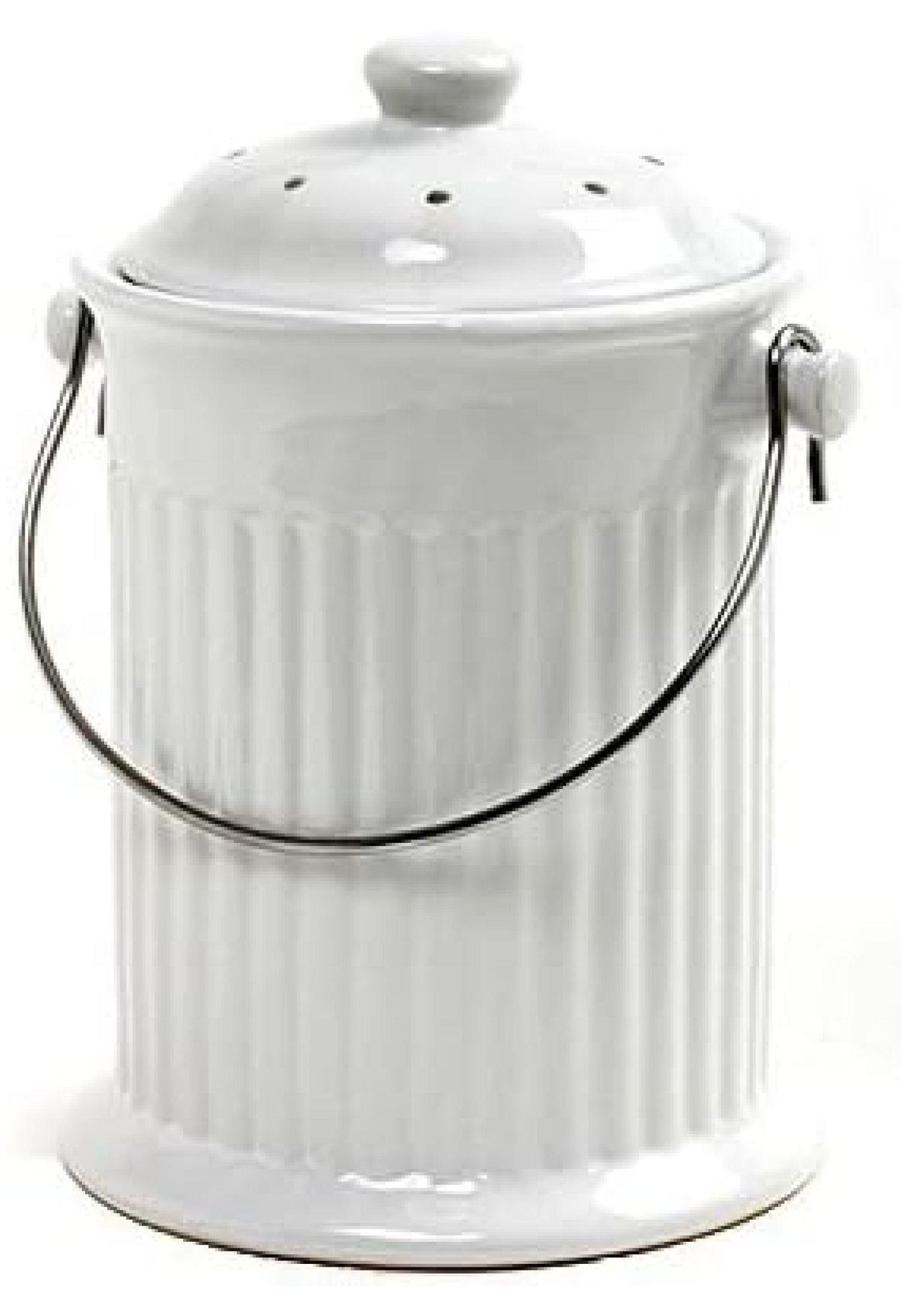 93 1 Gallon White Compost Keeper Crock - Walmart.com
