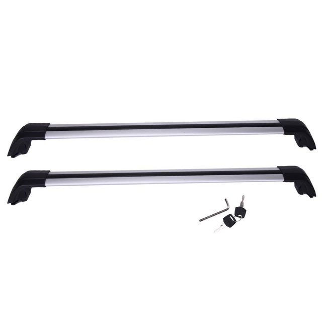 93-99cm Aluminum Car Roof Cross Bar Luggage Rack Rail with Locks ...