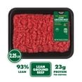 All Natural* 93% Lean/7% Fat Lean Ground Beef, 2.25 lb Tray - Walmart.com