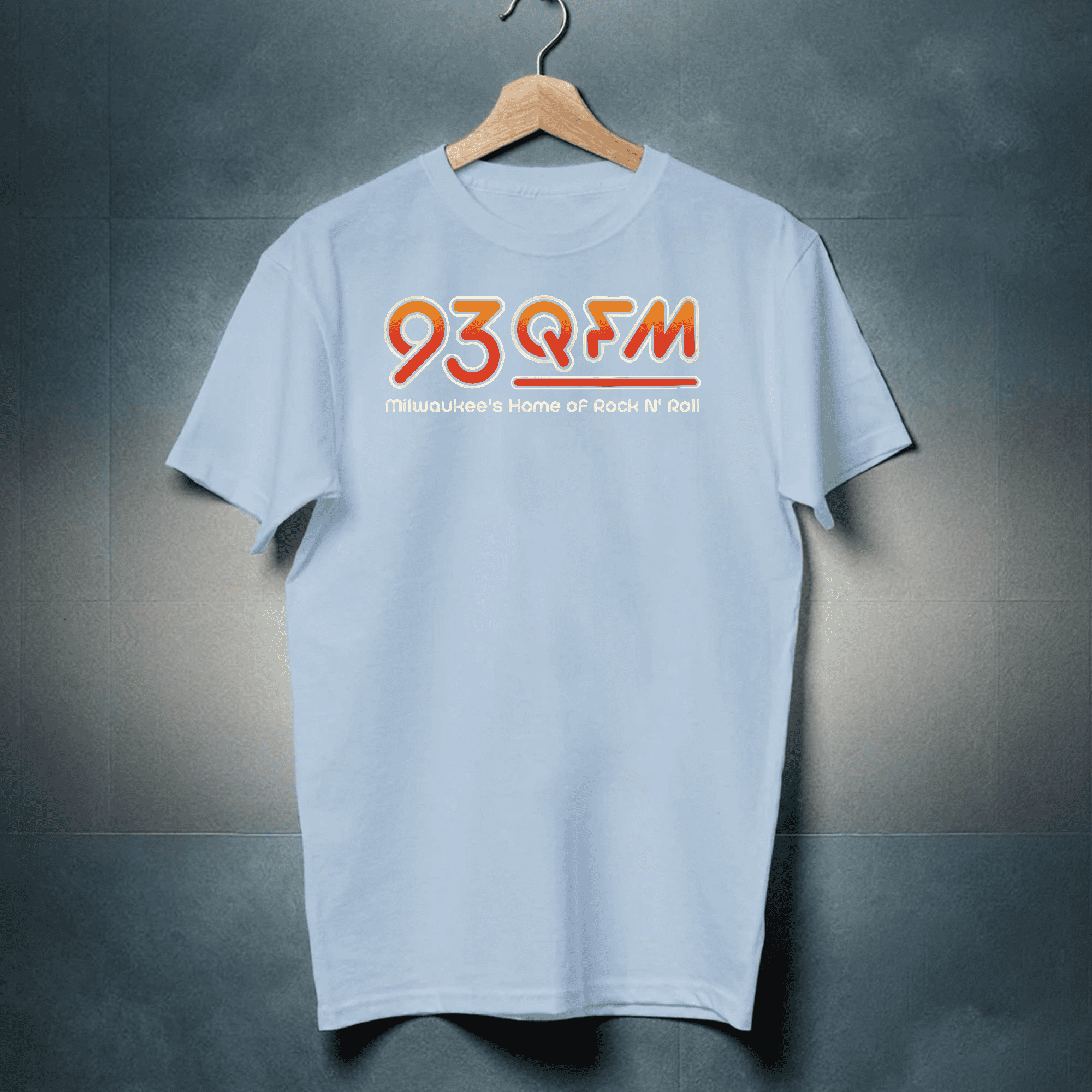 93 QFM Milwaukee Radio Station Nostalgic T-shirt - Walmart.com